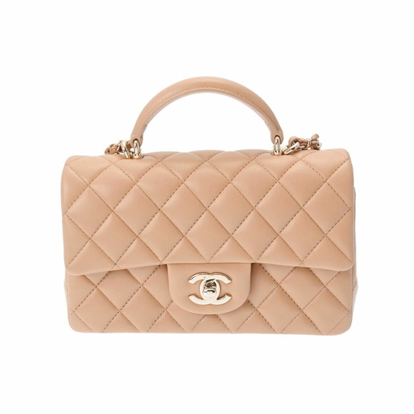 CHANEL | Bags | Chanel Chanel Matelasse Top Handle Mini Chain Shoulder ...